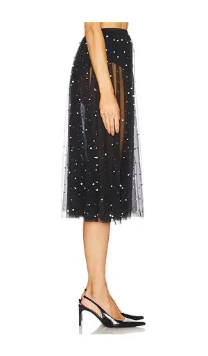 NADINE MERABI Mesh Full Skirt