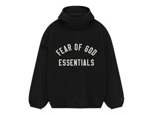 Fear Of God Essentials Brushed Hoodie - Black