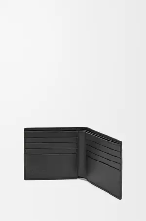 Loewe Bifold Wallet In Soft Grained Leather Skin - Black