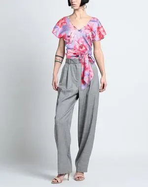 Pinko Floral Print Wrap Top
