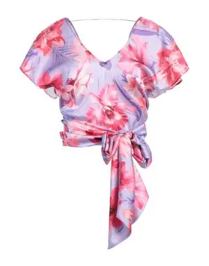 Pinko Floral Print Wrap Top