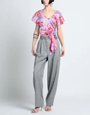 Pinko Floral Print Wrap Top