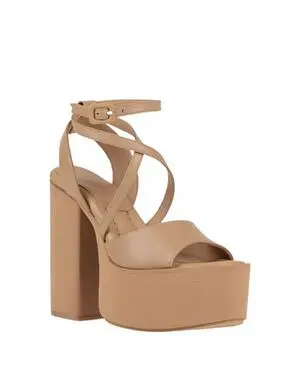 PALOMA BARCELO Leather Sandals With Block Heel