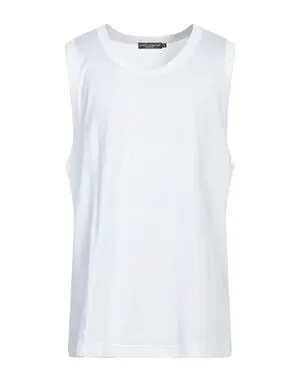 Dolce & Gabbana Tank Top Size Cotton - White