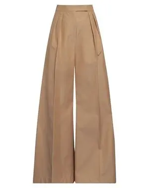 Max Mara Wide-leg Canvas Pants - Beige