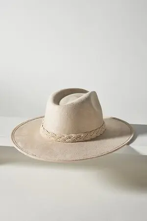 ASN HATS Suede Margot Rancher - Beige