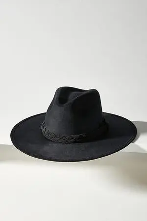 ASN HATS Suede Margot Rancher Black