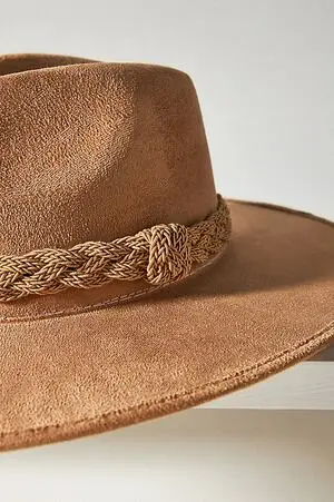 ASN HATS Suede Margot Rancher - Brown