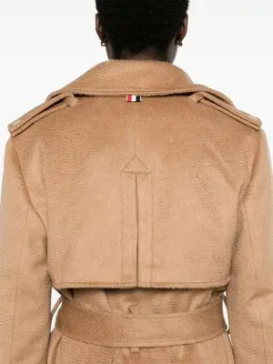 Thom Browne Double-breasted Belted Coat