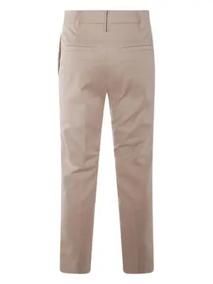 Brunello Cucinelli Cropped Slim-fit Trousers - Neutrals