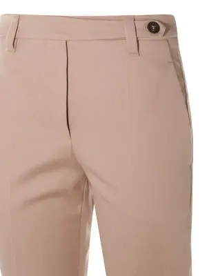 Brunello Cucinelli Cropped Slim-fit Trousers - Neutrals