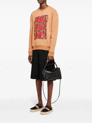 JW Anderson Lace-print Cotton Sweatshirt