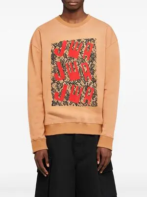 JW Anderson Lace-print Cotton Sweatshirt