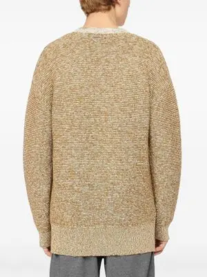 JW Anderson Lace-trim Jumper - Gold
