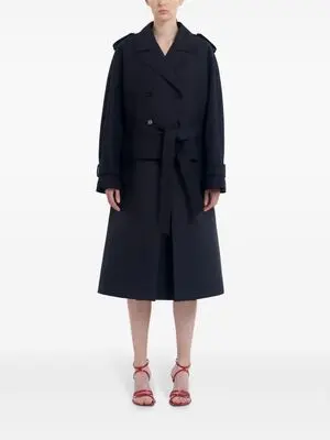 Marni Double-breasted Trench Jacket - Black