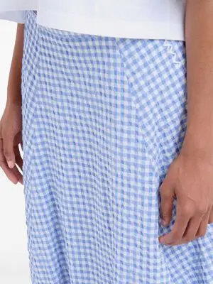 Marni Check-print Midi Skirt