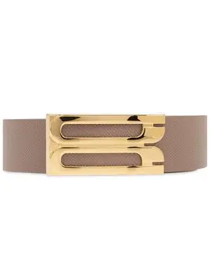 Victoria Beckham Leather Belt - Neutrals