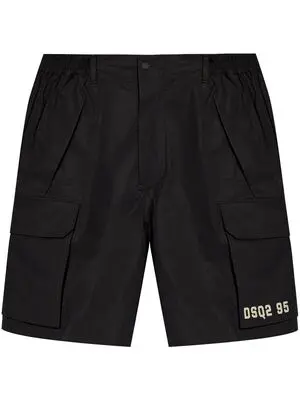 Dsquared2 Logo-print Cargo Shorts - Black