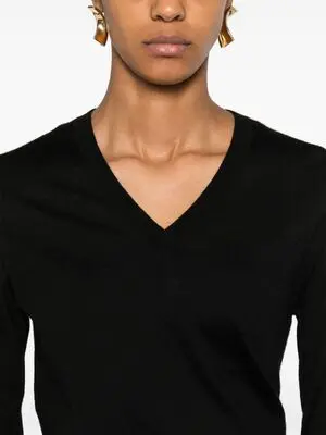 Dolce & Gabbana V-neck Fine Knit Sweater