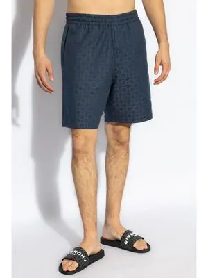 Givenchy Monogram Deck Shorts - Blue