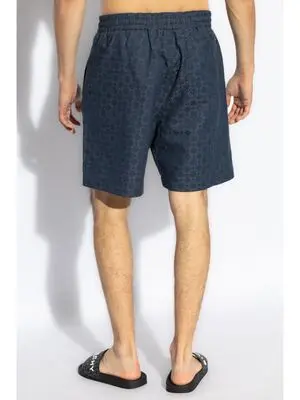 Givenchy Monogram Deck Shorts - Blue