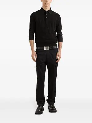 Dolce & Gabbana Logo-jacquard Polo Shirt