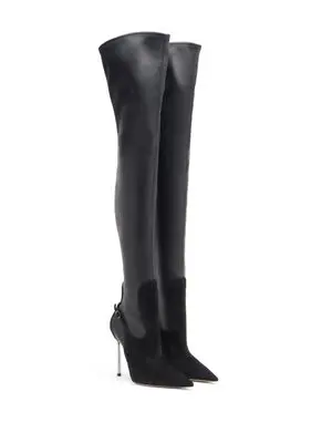 Casadei 100mm Blade Over-knee Boots