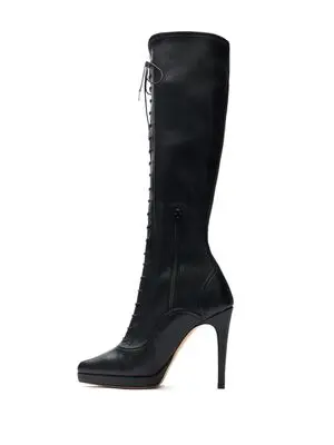 Casadei 100mm Michelle Laced Boots
