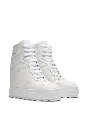 Casadei High-top Leather Sneakers
