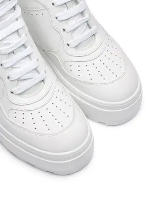Casadei High-top Leather Sneakers