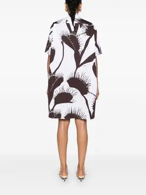 FERRAGAMO Cropped Venus Print Kaftan