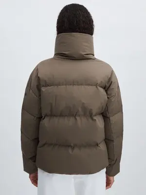 SCANDINAVIAN EDITION Block Puffer Jacket - Brown