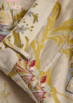 MARQUES' ALMEIDA Floral Brocade Wide-leg Trousers