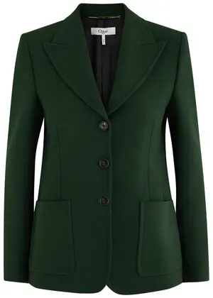 Chloé Single-breasted Wool Jacket
