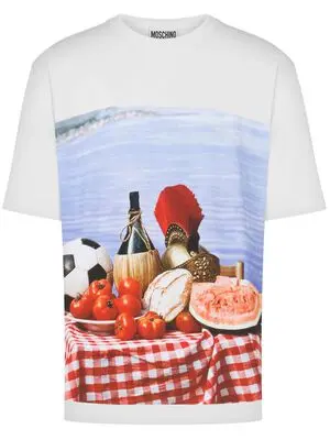 Moschino Photograph-print T-shirt - White