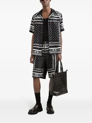 Dolce & Gabbana Printed Regular Fit Shorts