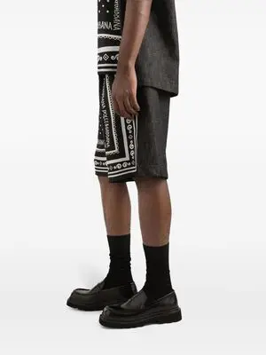 Dolce & Gabbana Printed Regular Fit Shorts
