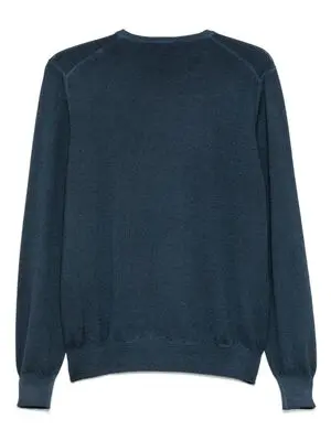 BARBA NAPOLI Virgin Wool Sweater - Blue