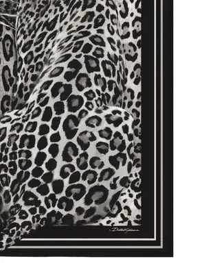 Dolce & Gabbana Leopard-print Scarf