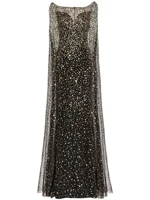 Jenny Packham Roman Maxi Dress - Black