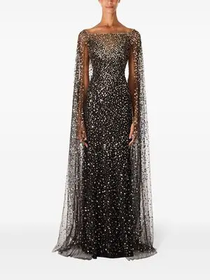 Jenny Packham Roman Maxi Dress - Black