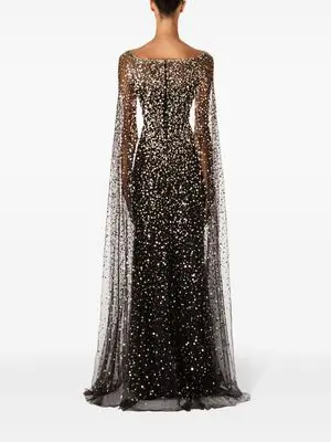 Jenny Packham Roman Maxi Dress - Black
