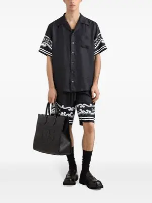 Dolce & Gabbana Printed Silk Shirt