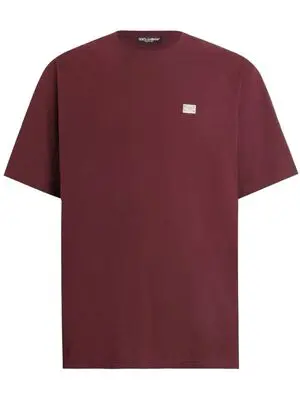 Dolce & Gabbana Logo-plaque T-shirt - Red