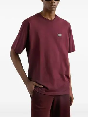 Dolce & Gabbana Logo-plaque T-shirt - Red