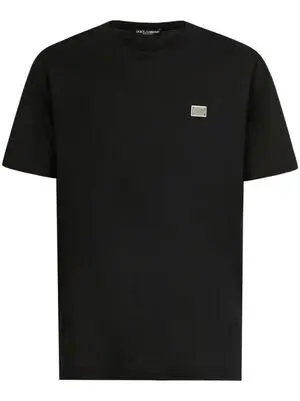 Dolce & Gabbana Logo-plaque T-shirt - Black
