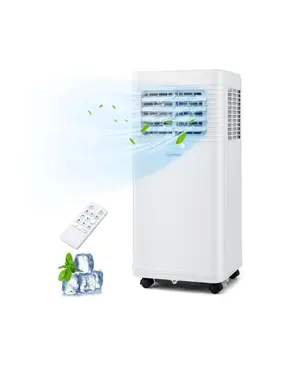 GOUUN 8000 Btu Portable Air Conditioner 3 In 1 Ac Unit With Fan And Dehumidifier - White