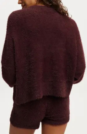 Cotton:on Knitted Jumper - Dark Oak Fluffy
