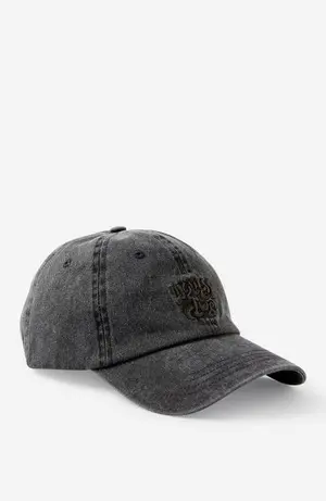 Cotton:on Active Graphic Cap Washed Black Wellness Club