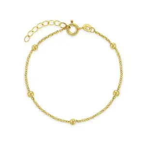 IN SEASON JEWELRY 14k Polished Satellite Bracelet - Gold